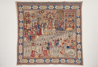 Painted wall-hanging: The Day of Judgement ( Ruz-e mahshar ) - Discover ...
