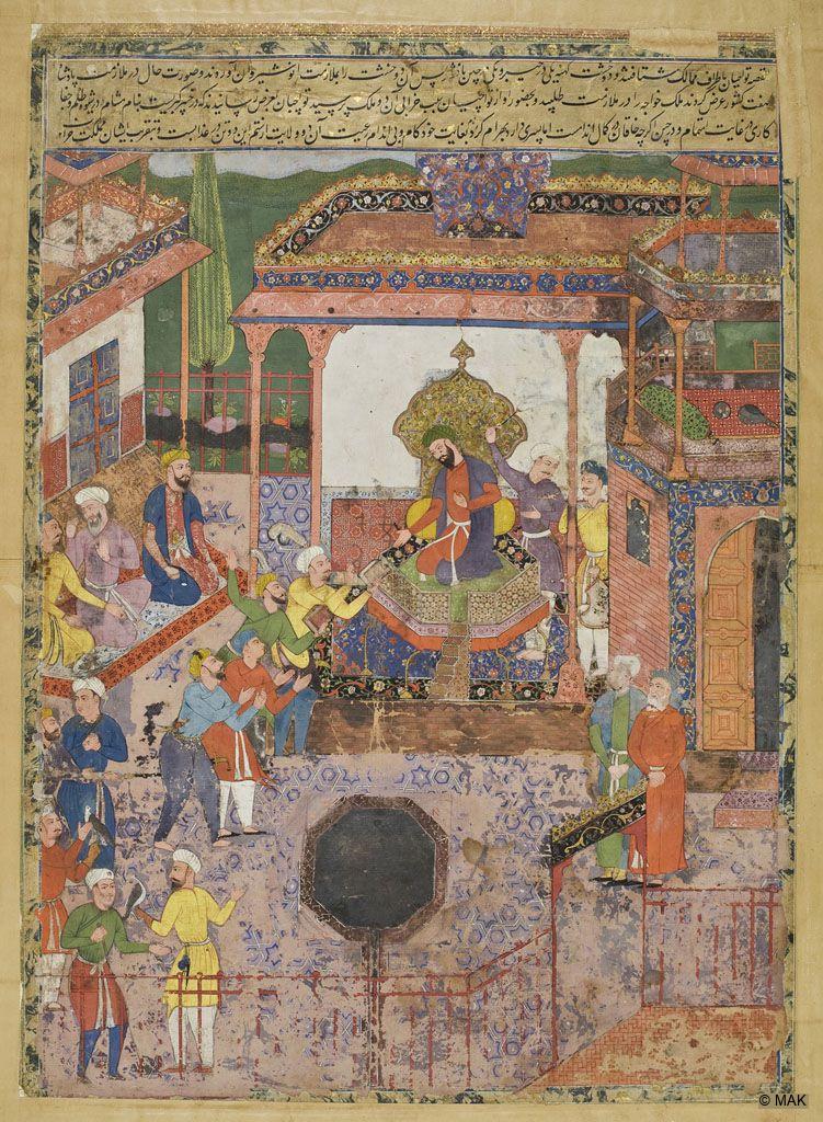 Hamzanama: Emissaries bring news from the provinces of Khaybar and Chin ...