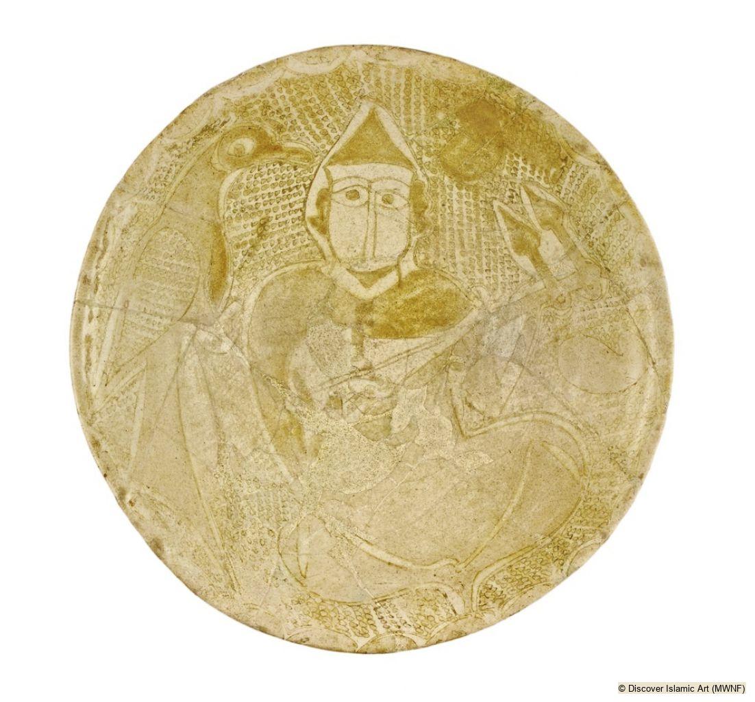 Cup with rubab player - Discover Islamic Art - Virtual Museum